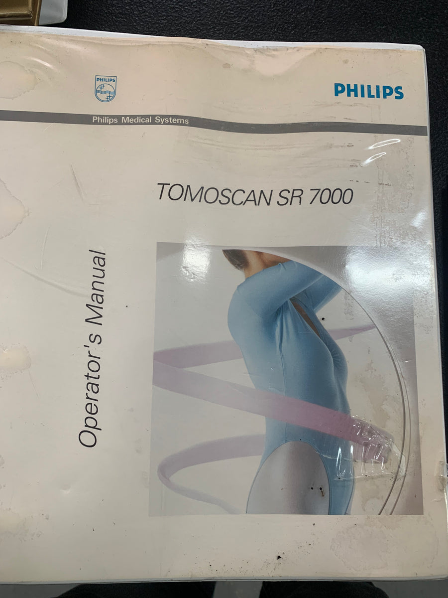 PHILIPS TOMOSCAN SR 7000 OPERATOR'S MANUAL – Puma Export, Inc.