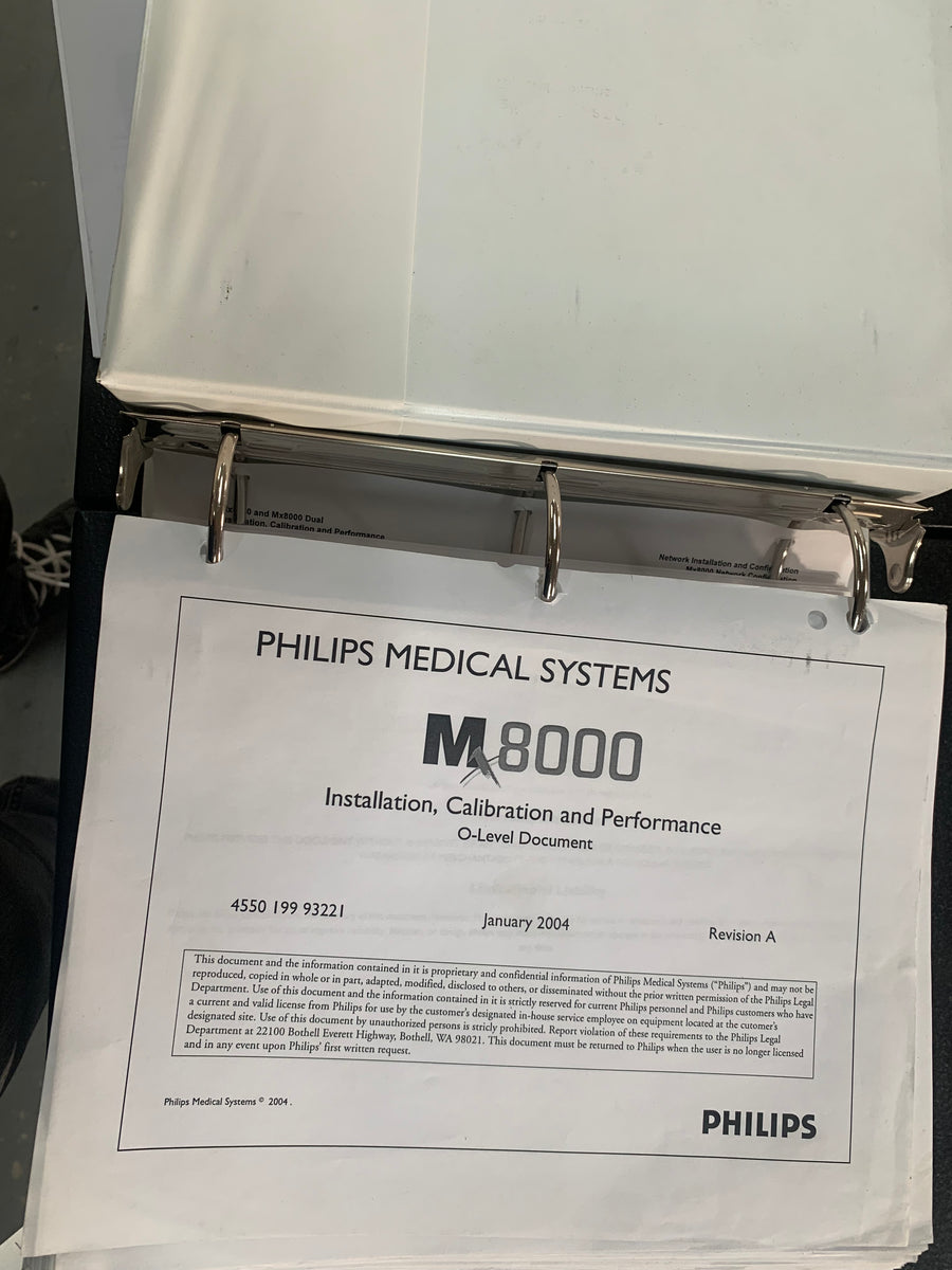 PHILIPS MX 8000 INSTALLATION, CALIBRATION AND PERFORMANCE DOCUMENT, 45 – Puma Export, Inc.