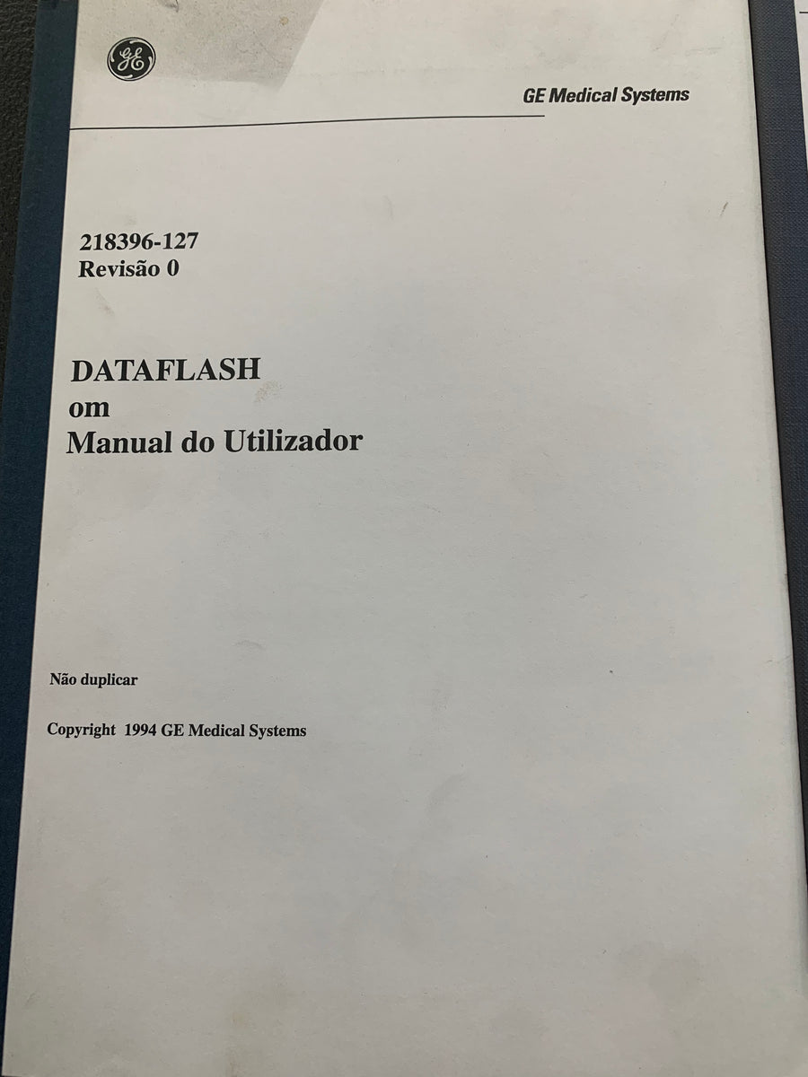 GE DATAFLASH USER MANUAL – Puma Export, Inc.