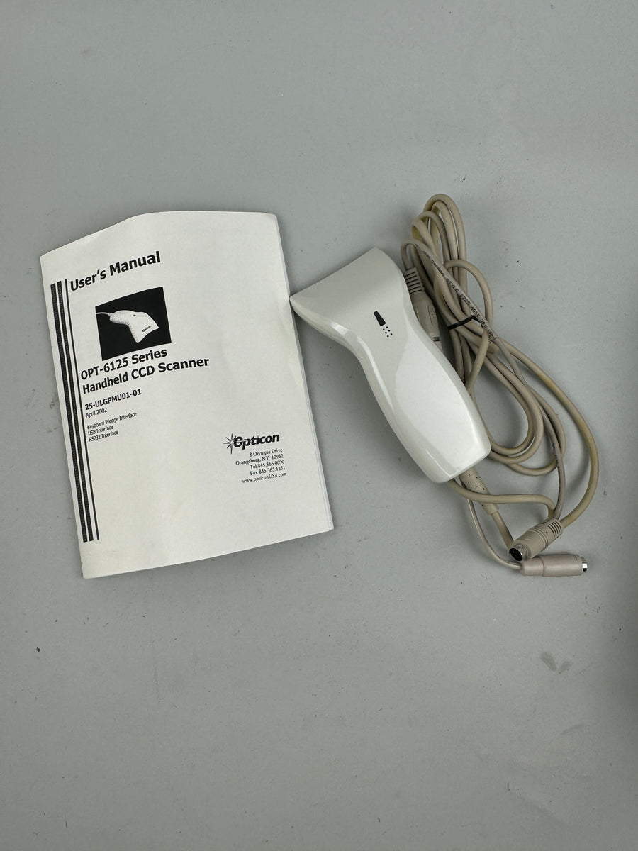 OPTICON OPT 6125 HANDHELD CCD SCANNER – Puma Export, Inc.