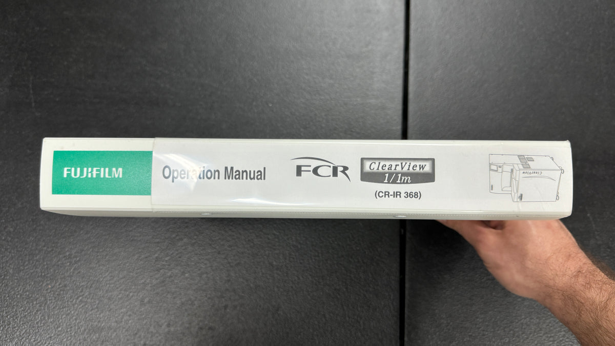 FUJIFILM FCR CLEARVIEW 1/1M (CR-IR 368) OPERATION MANUAL – Puma Export, Inc.