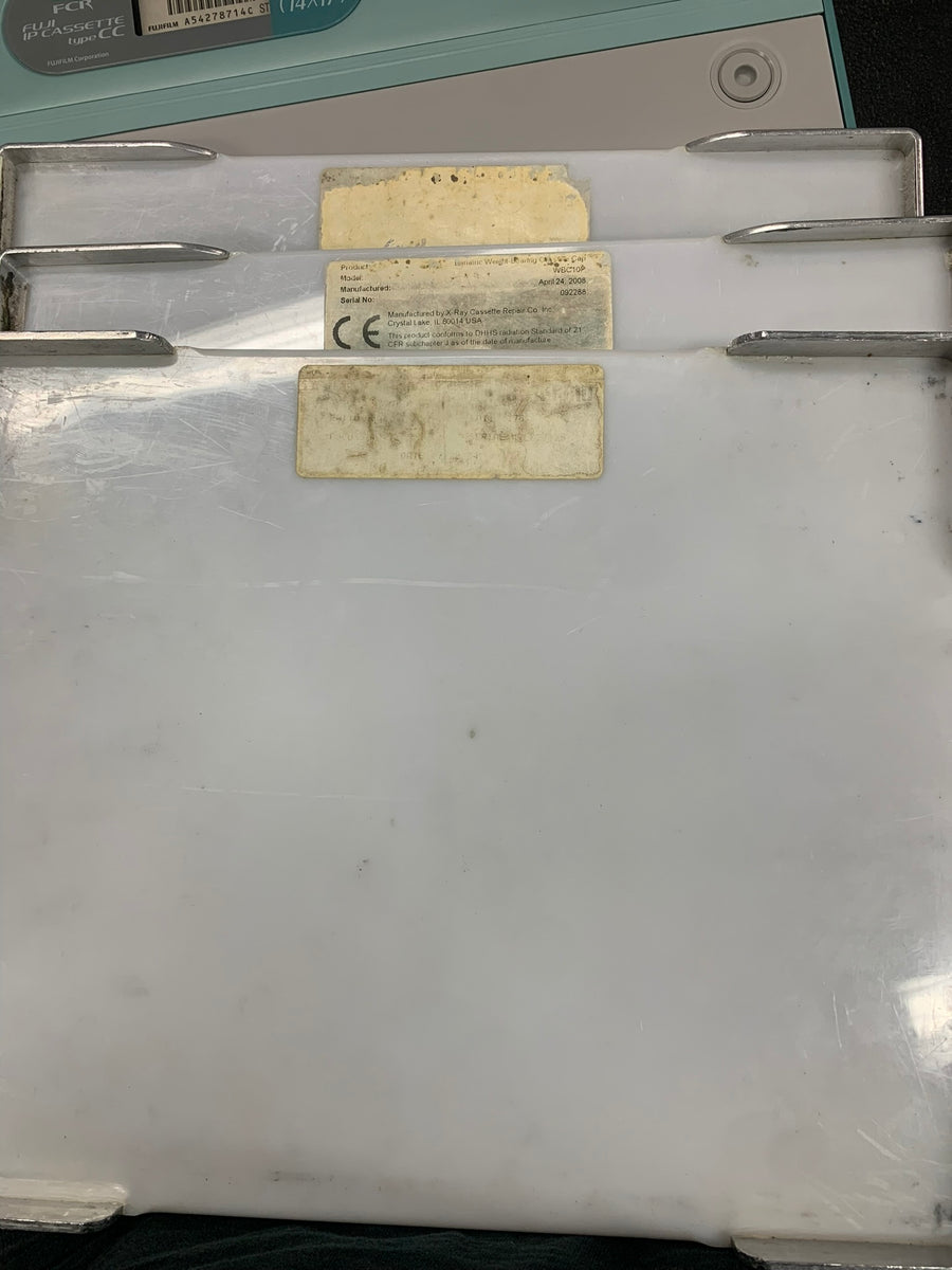 X-RAY CASSETTE REPAIR COMPANY 14" X 17" BARIATRIC WEIGHT-BEARING CASSE ...