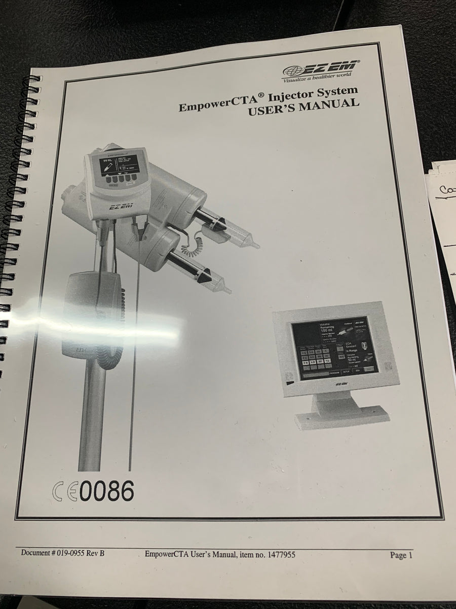 EZEM EMPOWERCTA INJECTOR SYSTEM USER'S MANUAL – Puma Export, Inc.
