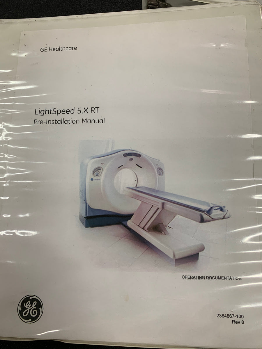 GE LIGHTSPEED 5.X RT PRE INSTALLATION MANUAL – Puma Export, Inc.