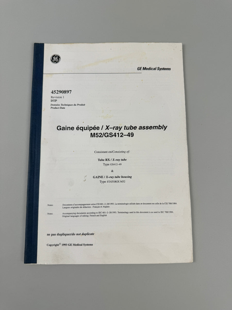 GE MEDICAL SYSTEMS 45290897 REV 1 – Puma Export, Inc.