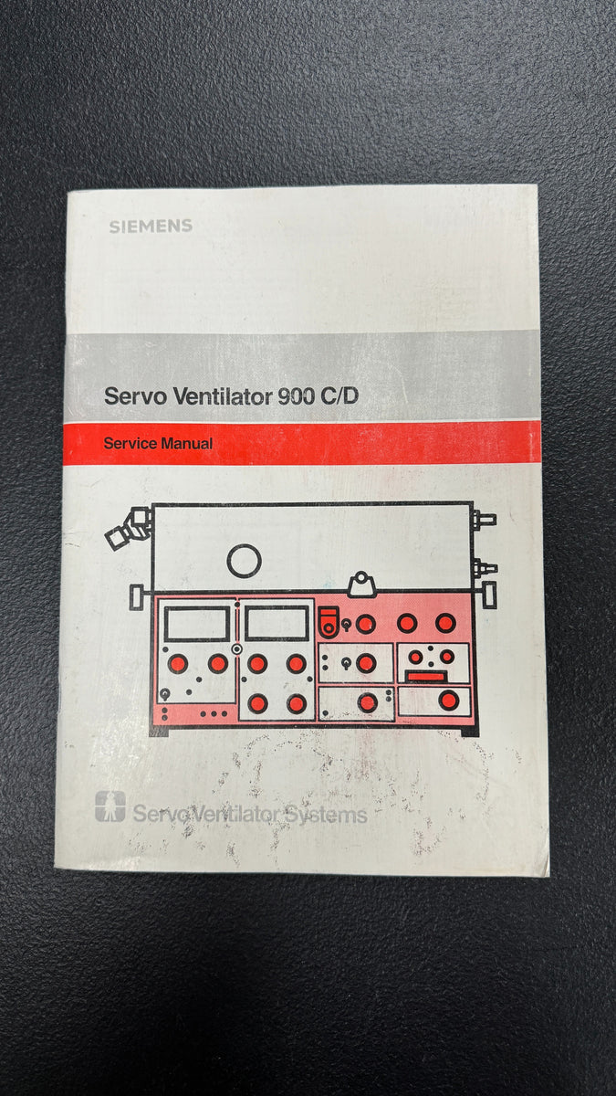SIEMENS SERVO VENTILATOR 900C/D SERVICE MANUAL – Puma Export, Inc.
