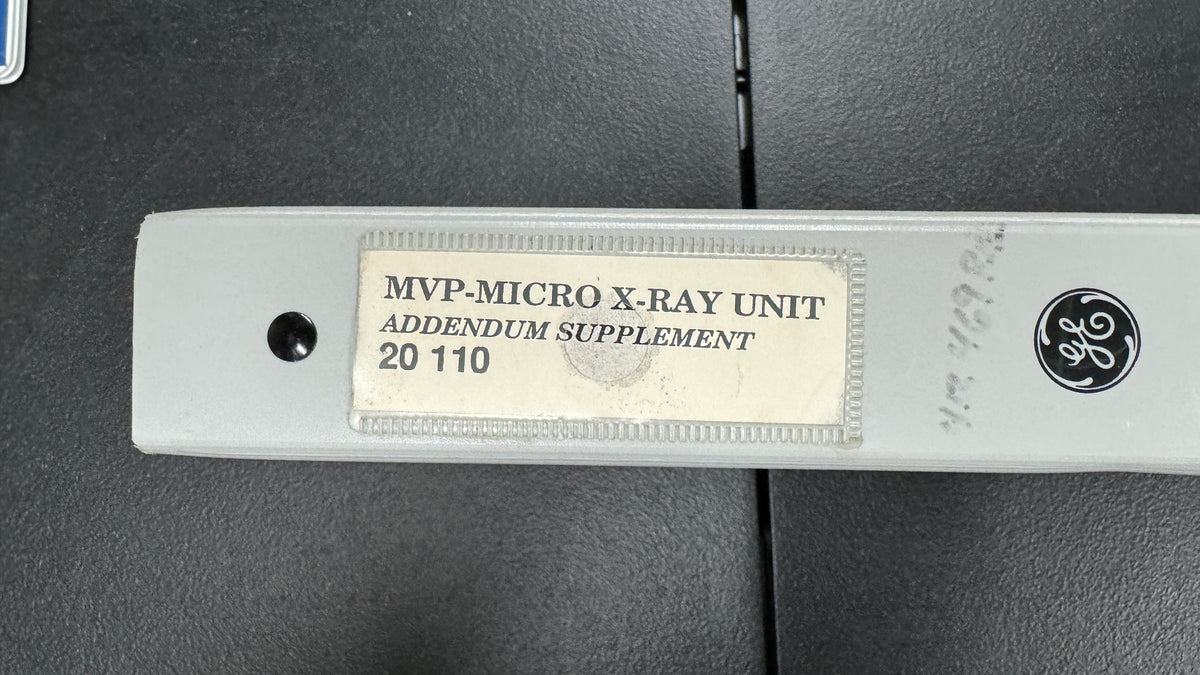 MVP-MICRO X-RAY UNIT ADDENDUM SUPPLEMENT 20110 – Puma Export, Inc.