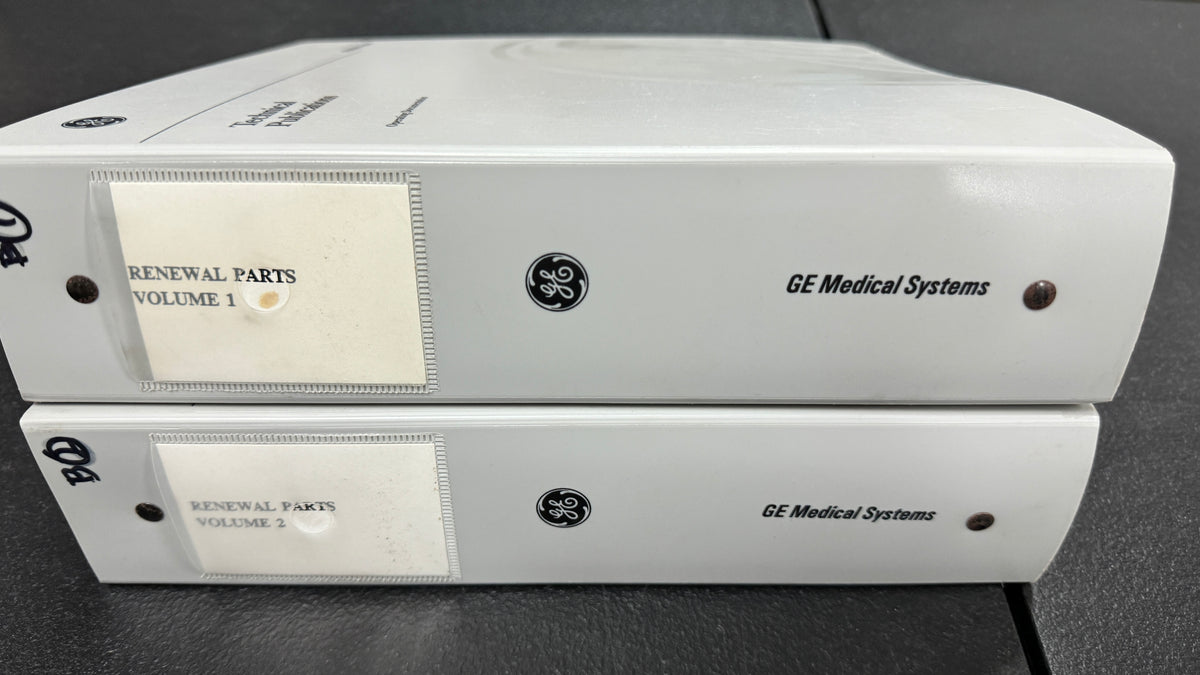 GE ADVANTX VSE RENEWAL PARTS VOL. 1 AND 2 OPERATING DOCUMENTATION ...
