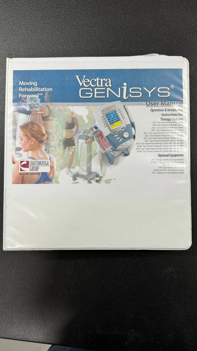 VECTRA GENISYS USER MANUAL OPERATION & INSTALLATION – Puma Export, Inc.