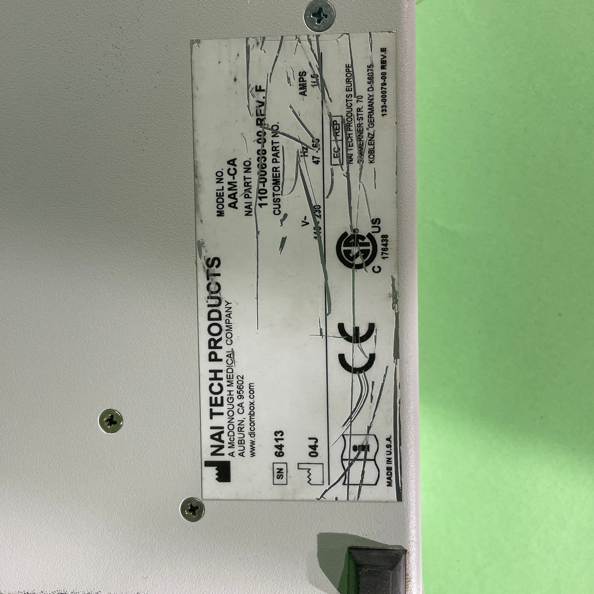 NAI the DICOM box CA- Video to DICOM BOX – Puma Export, Inc.
